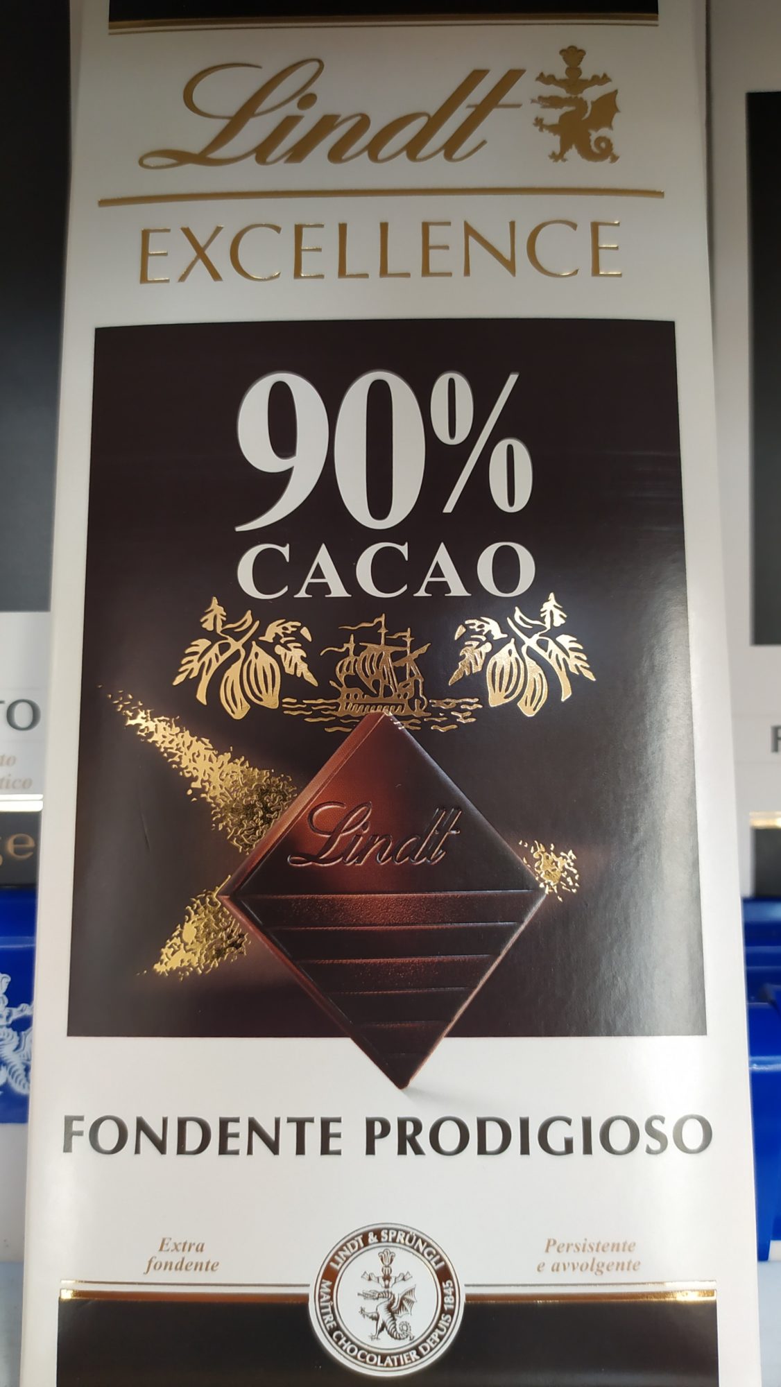 Lindt - Excellence - 90% Cocoa - Supreme Dark (last validated: Oct 2021 ...